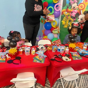 Mickey Mouse Book Labels, Printable Mickey Party Tags, Cards, Mickey ...