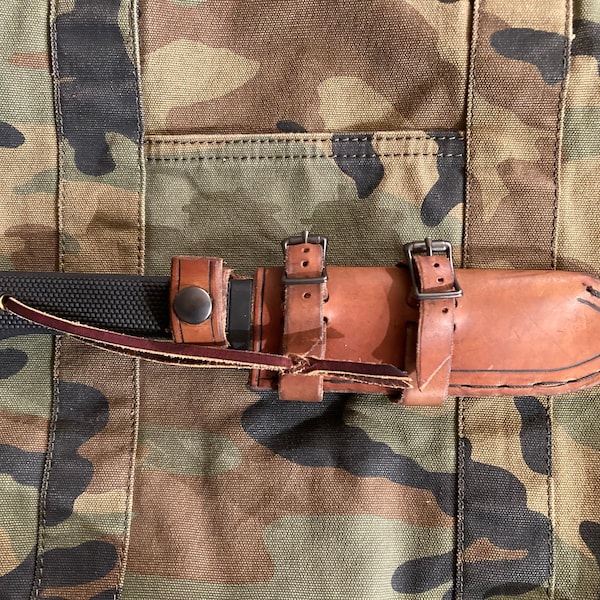 Horizontal Sheath for Buck 102; Cross Draw or Scout Carry, Genuine ...