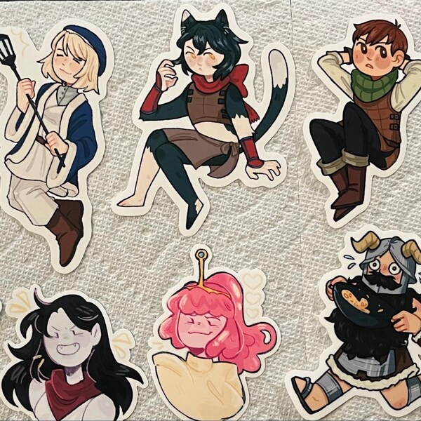 Dungeon Meshi Stickers / Delicious in Dungeon Stickers / Laminated ...
