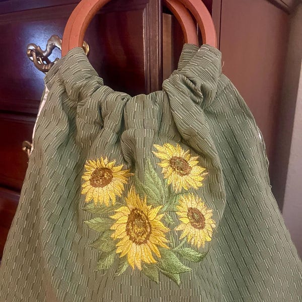 Ring Handle Bag PDF Sewing Pattern, Modern Granny Style - Etsy