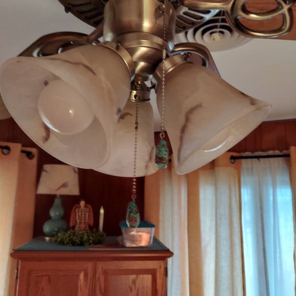 Ammonite Fan Pulls, Pair of Fan Pulls, Ceiling Fan Pulls, Silver Chain Pulls, Fossil Pull Set - Etsy