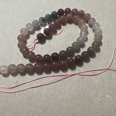 AAA Natural Multi Color Jade Gemstone Bead. Gorgeous Natural Brown ...