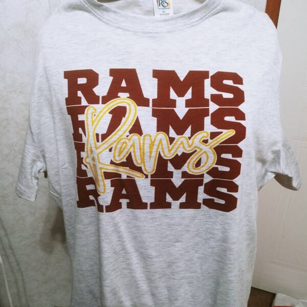 Rams SVG, Ram PNG, High School Spirit Shirt - Etsy