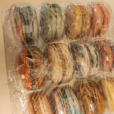 Pink French Macarons Ombre White to Pink Fading Macarons Pack Baby ...