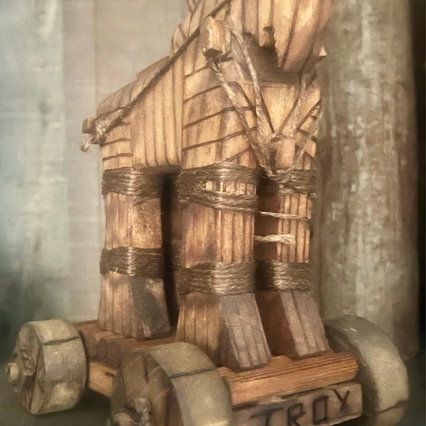 Troy Keychain.trojan Seal - Etsy