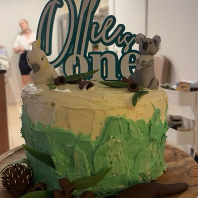 WORLDWIDE Delivery Fondant Cake Topper Australian Aussie - Etsy
