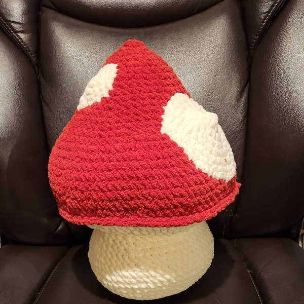 PATTERN: Jumbo Sized Mushroom Amigurumi, Crochet Mushroom Pattern ...