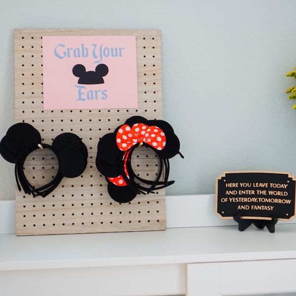 Hand Painted Disneyland Sign: "here You Leave Today" Replica - Etsy