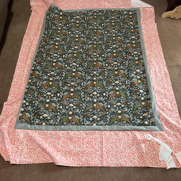 FLANNEL Art Gallery Fabric Double Brushed Flannel Woodlands Charcoal ...
