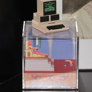 Super Mario Bros Bowser Boss Fight Shadow Box Diorama Art - Etsy