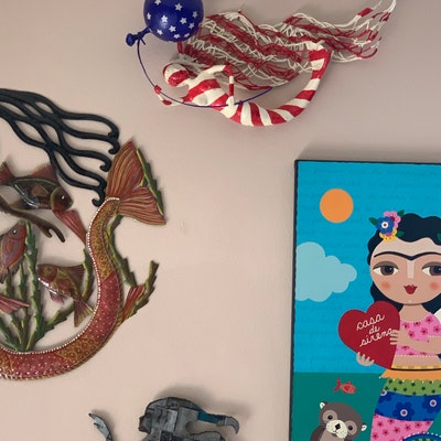 Blue Mermaid With Sailfish - Etsy