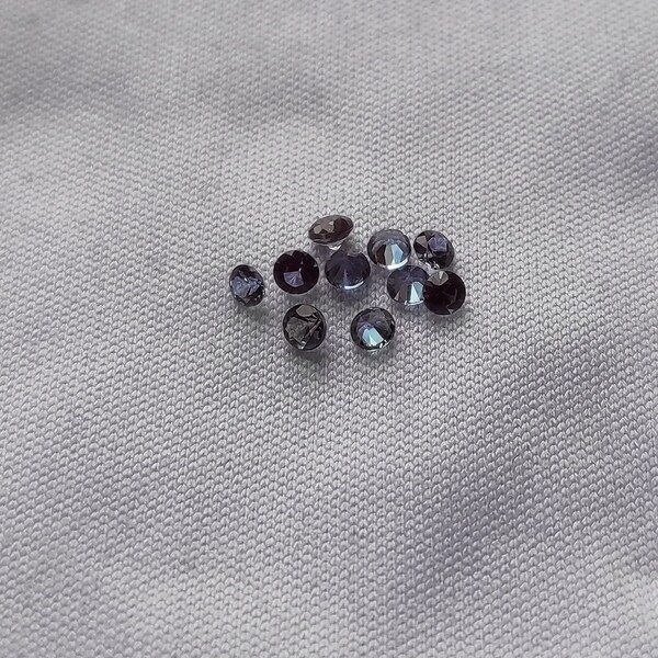 Lab Created Pulled Alexandrite Chrysoberyl True Color Change Round ...