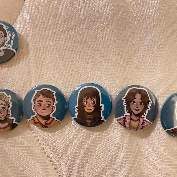 Mouthwashing Character Badges - Etsy