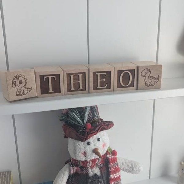Personalized Nursery Name Block Letters - Custom Wooden Name Blocks for ...