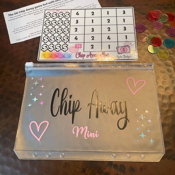 Chip Away Mini, Low Denomination Savings Challenge - Etsy