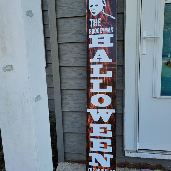 Michael Myers Halloween Welcome Sign | the Boogeyman, the Night He Came ...
