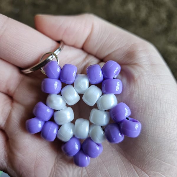 Kandi Star Keychain - Etsy