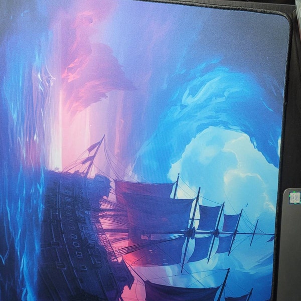 Retro Beach Desk Mat, Ocean Mousepad, Beachy Desk Decor, Nautical ...