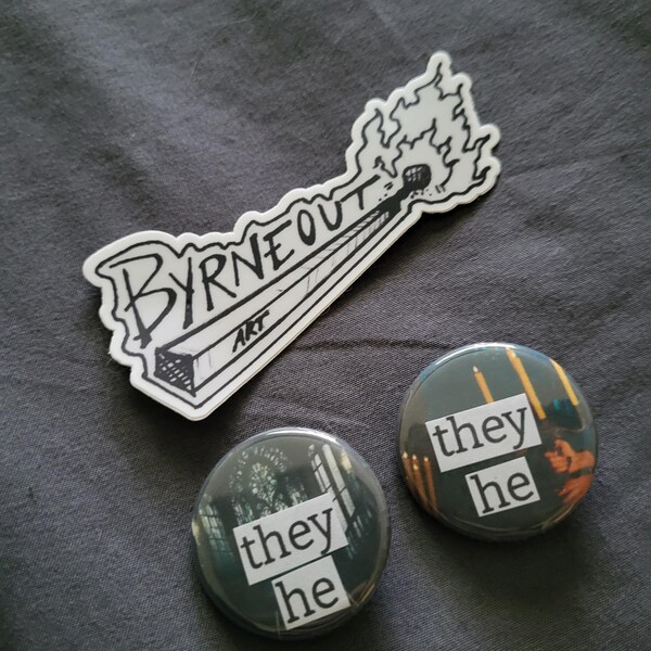 Pronoun Pins: CUSTOM ORDER **quantity-based Discount!** Free US ...
