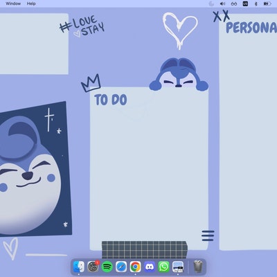 SKZOO Wolf Chan Desktop Wallpaper Set - Etsy