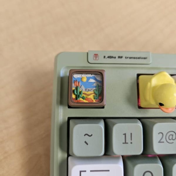 3D Picture Keycaps - 3d Keyboard - Art Keycap - Handmade Artisan Keycap ...