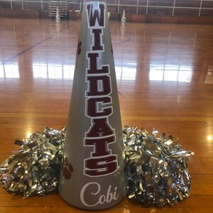 Cheer Megaphone 13 Custom Designed for Your Cheerleader | Etsy