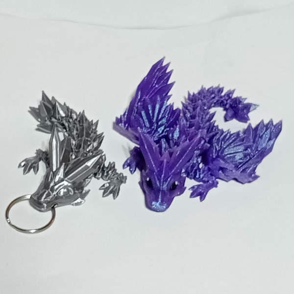 Toothless & Light Fury - 3D Printed - Fidget - How to Train Your Dragon ...