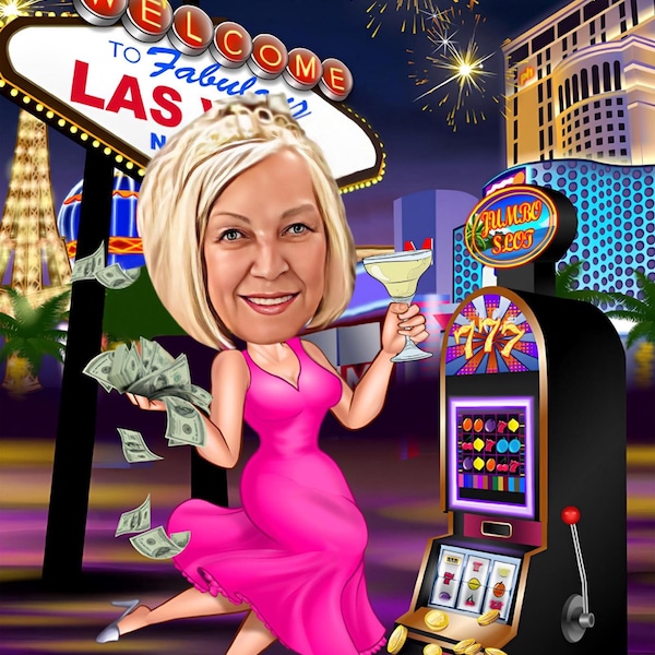 Custom Christmas Couple Cartoon Portrait, Christmas Portrait, Christmas ...