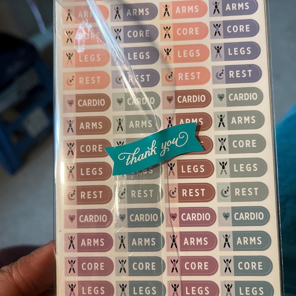 36 WORK Corner Planner Stickers Work Shift Scheduling, Work Reminder ...