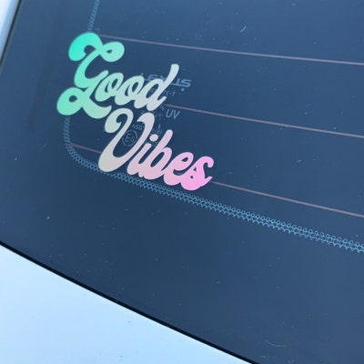 Good Vibes Decal - Etsy