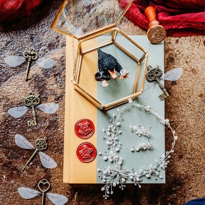 Fantasy Wedding Ring Box/ Geek Proposal Box/ Nerd Engagement Ring Box ...