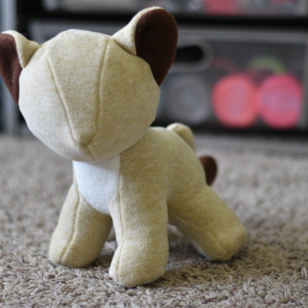 Plush Sewing Pattern PDF - Lion Cub Plushie - Kawaii Anthro Furry ...