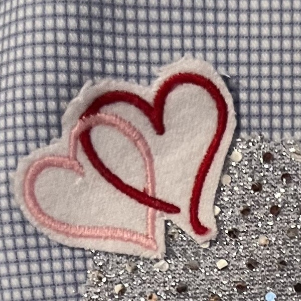 BOGO Free! Mini Double Hearts Embroidery Design Mini Joined Hearts ...
