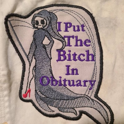 Gothic Skull Patchskeletonbaroque - Etsy