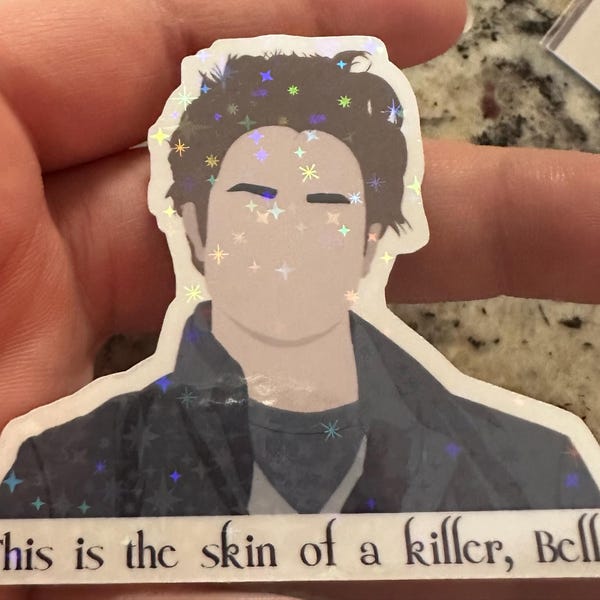 Twilight Edward Cullen Sparkly Sticker, Laptop, Notebook, Indoor Use ...