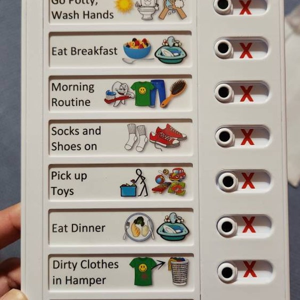 Reward Chore Chart for Kids With Pop-up Token – Customizable & Magnetic ...