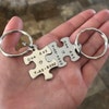 Personalized Keychain - Couples Keychains, Better Together, Puzzle ...