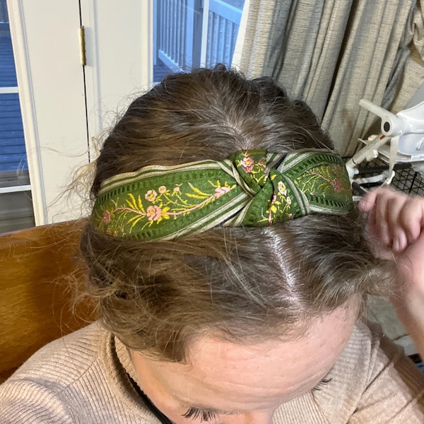 High Quality Embroidered Headbands, Floral Headbands, Top Knots ...