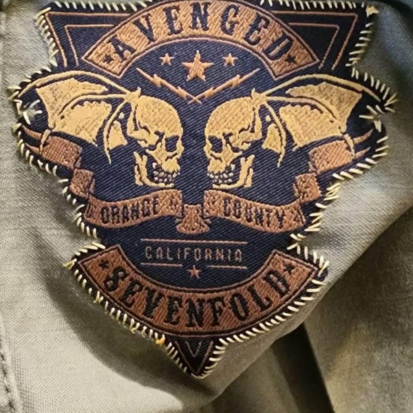 Black Sabbath Music Patch Archangel Never Say Die Embroidered Iron on ...