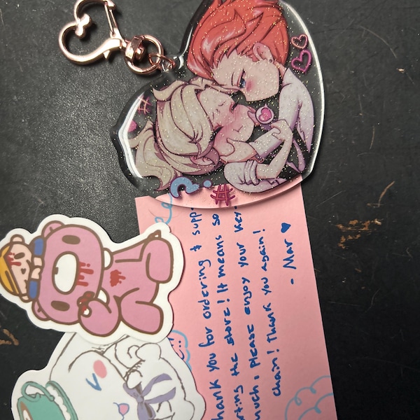 Moicy Moira and Mercy Overwatch 2 Ship Acrylic Charm - Etsy