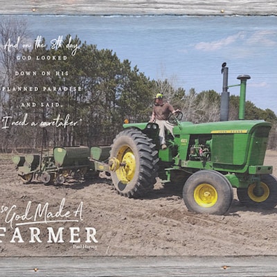 So God Made a Farmer by Paul Harvey Canvas Print, so God Made a Farmer ...