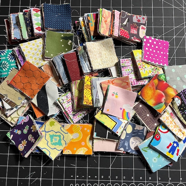 FABRIC COTTON, AQUA, Pack of 20, 100% Cotton, Various Patterns, Quality ...