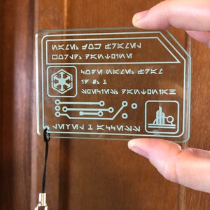 Star Wars Inspired Magnetic NAME TAG / BADGE | Etsy