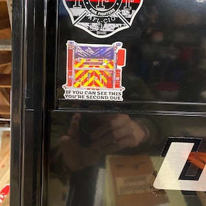 Jobtown firefighter Sticker - Etsy