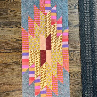 Same Sky Quilt Kit Using Curio Collection by Ruby Star Society Pattern by Modernly Morgan 60 X ...