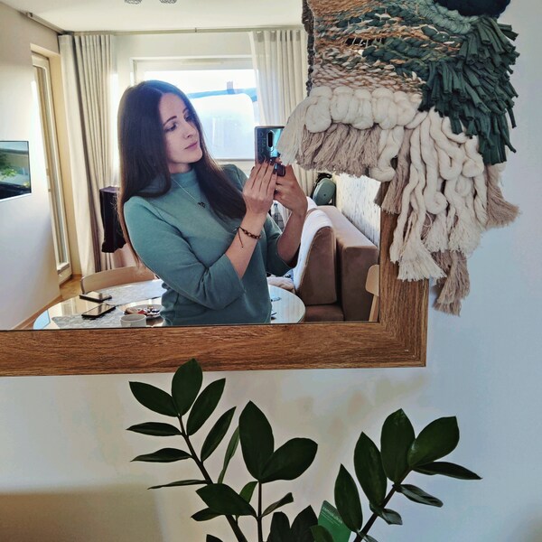 Landscape Weaving for Living Room, Modern Tapestry for Apartment, Boho ...