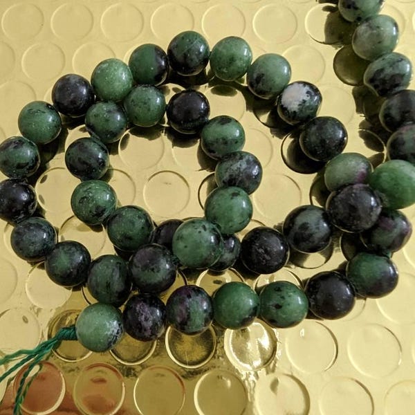 Nuwa Stone Beads Nvwa Stone Beads Jade Gemstone Natural Smooth Round ...