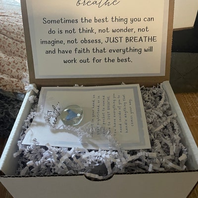 Just Breathe Box, Mug Gift Set, Comforting Gift, Uplifting Gift ...