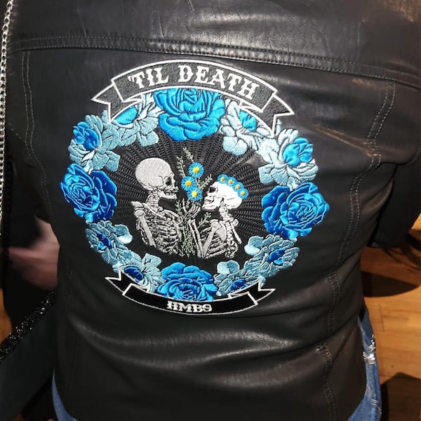 White Bride Jean Jacket Bridal Cover up Custom Denim Jacket Zodiac ...