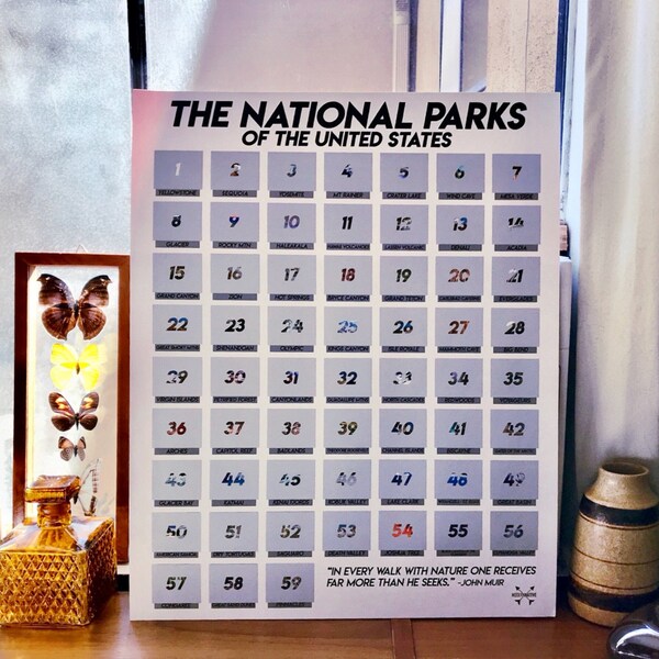 Scratch off United States Map – 50 States Travel Tracker Checklist ...